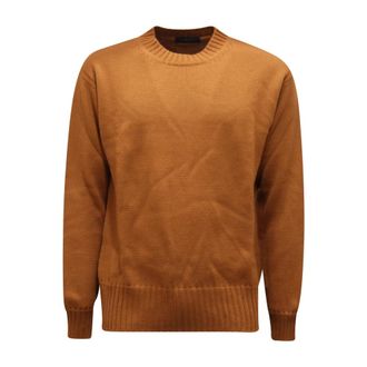 Daniele Fiesoli Wollmischung Pullover - - Sweatshirts & Hoodies - Herren - Braun - XL