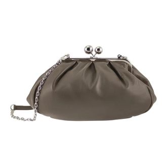 Max Mara Tasche aus weichem Lammleder - - Bags - Damen - Braun - ONE SIZE