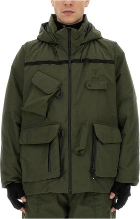 South2 West8 Homme, Vestes, Vert, Taille: L Tenkara Trout Down Jacket - Takibi