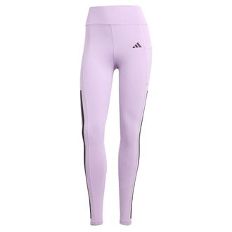 adidas Womens Optime 3-Streifen Full Length Leggings Powder Plum XS