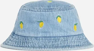 Arket Fischerhut Mit Stickerei -Blau
