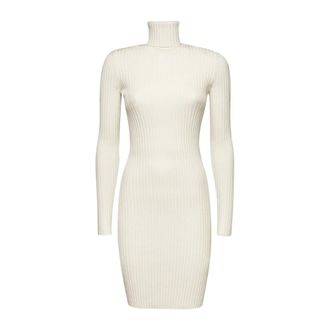 Wolford Robe en maille c&ocirc;tel&eacute;e M&eacute;rinos - Femme - Robes - Blanc - Taille: 42 FR