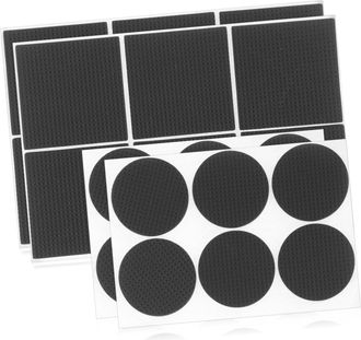 PartyKindom 36 St&uuml;ck Eva M&ouml;bel Bodenschoner Quadratisch Rund &Oslash;mm Selbstklebend rutschfest f&uuml;r Tisch Stuhlbeine Kratzfeste Fu&szlig;bodenschoner f&uuml;r Fliesen Laminat