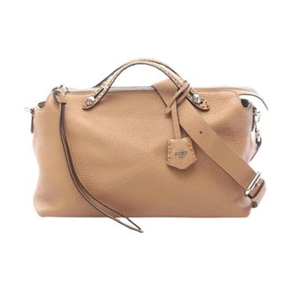 Fendi Pre-owned Vintage Leder Umh&auml;ngetasche - - Pre-owned - Damen - Beige - ONE SIZE