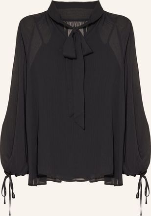 Mrs & Hugs Mrs & Hugs Schluppenbluse Mit Volants schwarz