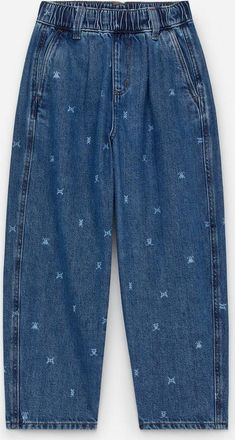 Arket Lockere Denimhose -Blau