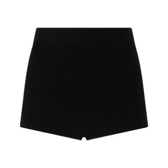 Roberto Cavalli Gestrickte High-Rise Slim Fit Shorts - - Shorts - Damen - Schwarzk - L