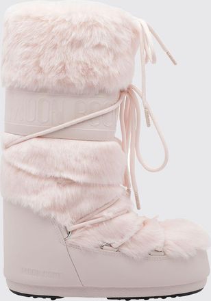 Moon Boot Gepolsterte Icon Schneestiefel aus Kunstpelz mit Kreuzschn&uuml;rung