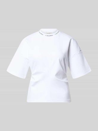 Calvin Klein Jeans Comfort Fit T-Shirt mit Label-Schriftzug