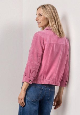 Street One Cordjacke 3/4 Arm Cordjacke mit Hemdkragen