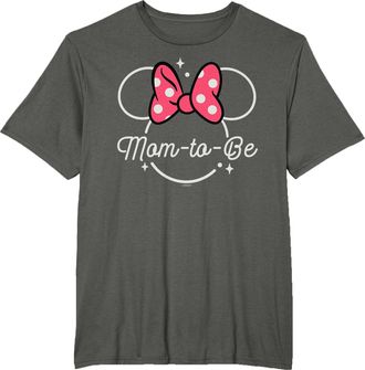 Disney Minnie Mouse Mom-to-Be Head Icon Magic Mothers Day T-Shirt