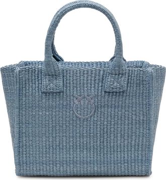 Pinko Pinko, Femme, Sacs, Bleu, Taille: ONE Size Beach Shopper Mini