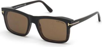 Tom Ford unisex, Accessoires, Brun, Taille: 54 MM 5682-B Clip-On Optical Frame