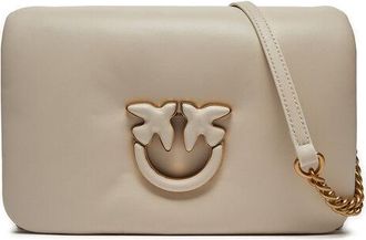 Pinko Pinko Handtasche Love Click Puff Classic PE 24 PLTT 101585 A10F Écru