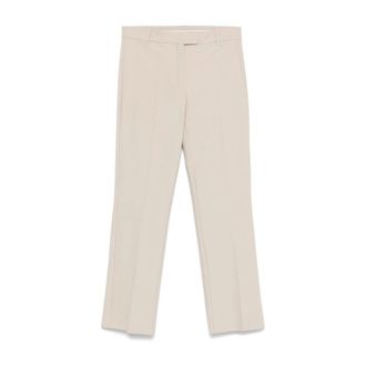 Max Mara Femme, Pantalons, Beige, Taille: 42 FR Cropped Pantalons