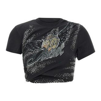 Diesel T-Wincy - Femme - Tops - Noir - Taille: 38 FR
