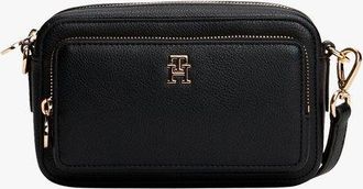 Tommy Hilfiger Sac bandouli&egrave;re effet cuir avec logo