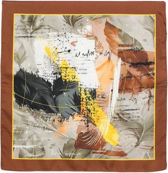 D'Aniello Abstract-print Scarf
