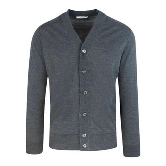 Paolo Pecora Merino Cardigan - - Knitwear - Herren - Grau - 2XL