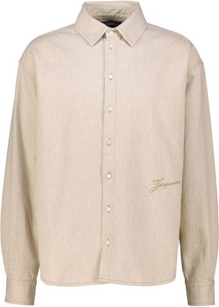Jacquemus Herren Hemd aus Baumwolle und Hanf SIMON
