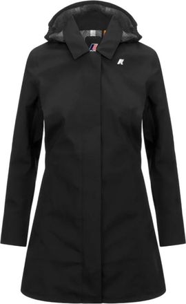 K-Way Femme, Manteaux, Noir, Taille: 40 FR Mathy Bonded Jersey