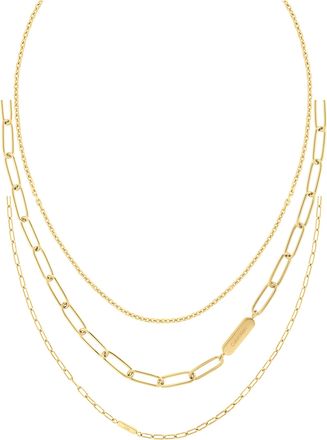 Calvin Klein Set aus 3 Halsketten für Damen Kollektion GIFT SET in Gelbgold - 35000433