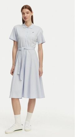 Lacoste Hemdkleid EF9621 Hellblau Regular Fit