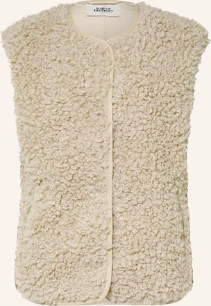 Lollys Laundry Lollys Laundry Teddyfell-Weste Vadall beige