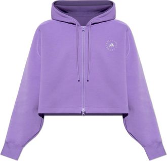adidas by Stella McCartney Femme, Sweatshirts et sweats &agrave; capuche, Violet, Taille: 40 FR Zip-throughs