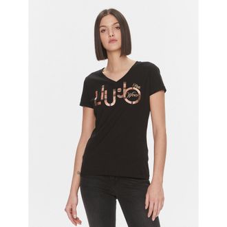 Liu Jo T-Shirt MF3338 JS923 Schwarz Regular Fit