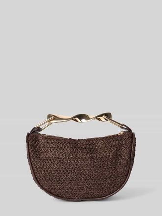 Jake*s Handtasche in Flecht-Optik mit kurzem Tragegriff