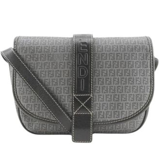 Fendi Sac bandouli&egrave;re Pre-owned en plastique - Femme - Pre-owned - Gris - Taille: ONE Size