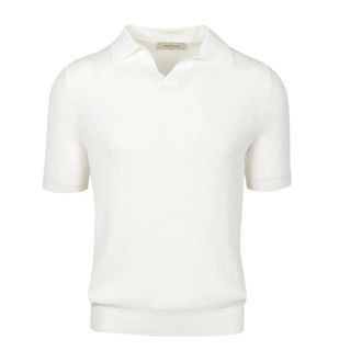 Gran Sasso Polo Shirt - - Tops - Herren - Wei&szlig; - L