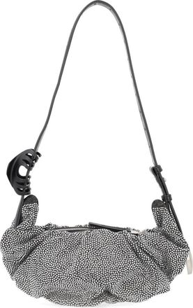Diesel Womens Grab-D Shoulder Bag Black Cotton