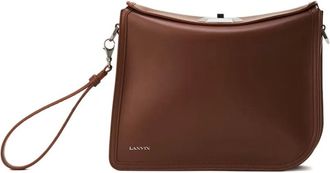 Lanvin pochette en cuir - Marron