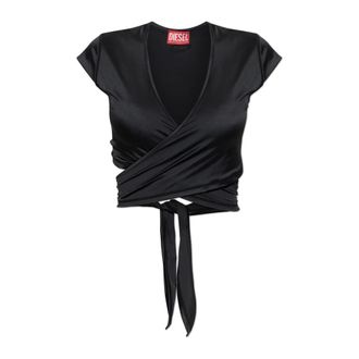 Diesel Femme, Tops, Noir, Taille: 36 FR T-Reno Top