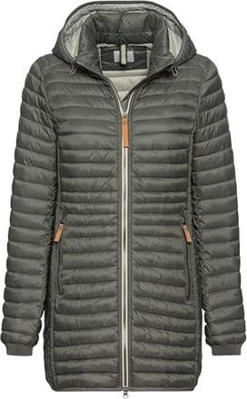 Camel Active 320060-9e50 Veste pour Femme, Vert fonc&eacute;, 46