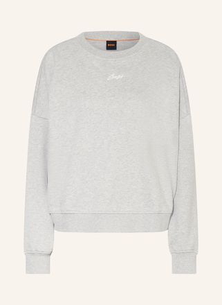 HUGO BOSS Sweatshirt Esweaty silber