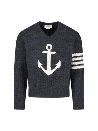 Thom Browne Jungfernwollcardigan