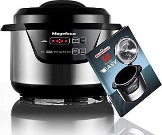 Magefesa EasyExpress Multifunktions-Elektrokocher, programmierbar, 2 Liter, 500 W, abnehmbarer Antihaftbeh&auml;lter, 6 verschiedene Funktionen, zum Anbraten