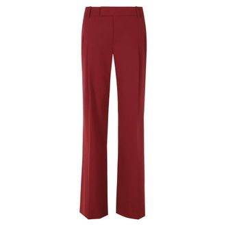 Federica Tosi Wide Hosen - - Trousers - Damen - Rot - S