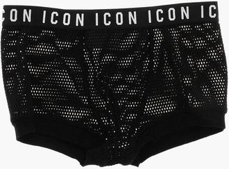 Dsquared2 ICON Perforated Boxer with Logod Band size M