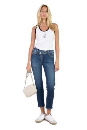 Le Temps Des Cerises Jeans Regular, Droit Old Push-up Taille Haute Pulp