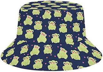 Generic Grenouille Bleu-1 Chapeau De Pêcheur Respirant Chapeaux De Visière Anti-UV Pêcheur Cap pour Hommes Randonnée Voyage