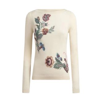 Etro Femme, Pulls, Multicolore, Taille: 42 FR Pull Jacquard en Laine M&eacute;lang&eacute;e