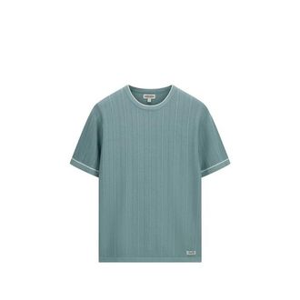 Guess T-shirt manches courtes en coton m&eacute;lang&eacute;