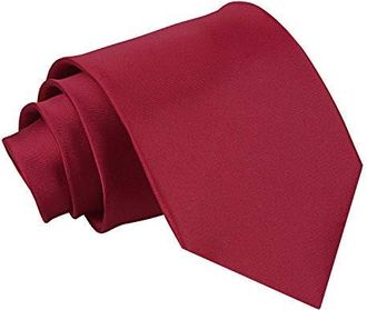 DQT Cravate Satin Bourgogne