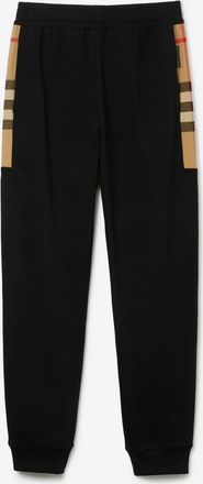 Burberry Pantalon de jogging en coton avec Check, Size: XXXL