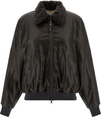 Brunello Cucinelli Damen, Jacken, Braun, 2XSGröße