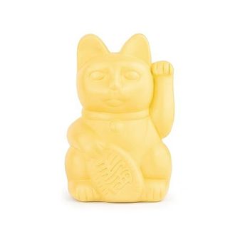 Donkey Lucky Cat Money Box | Winkekatze Spardose aus Resin, 15 cm